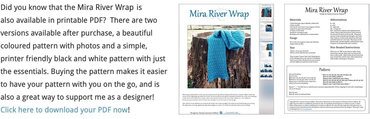 Mira River Wrap Pattern – Canadutch